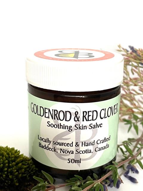 Goldenrod & Red Clover - Soothing Skin Salve – Bee Happy Farm
